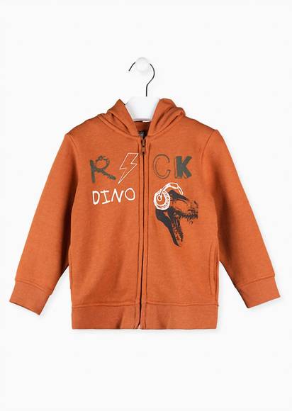 LOSAN | Shirts & Tops | New Losan Boys Rock Dino Zip Up Sweatshirt In ...